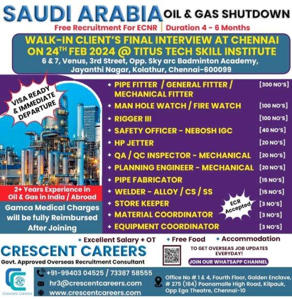 40 NEBOSH IGC Safety Officer Jobs in Saudi Arabia: Free Recruitment ...