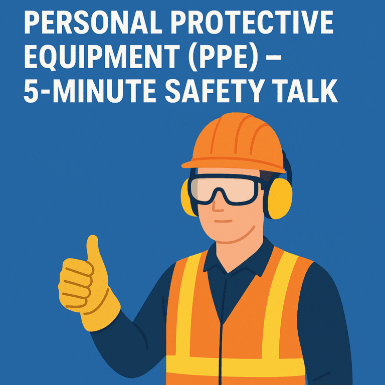 Personal Protective Equipment - PPE 5 Minute Safety Talk - HSE STUDY GUIDE