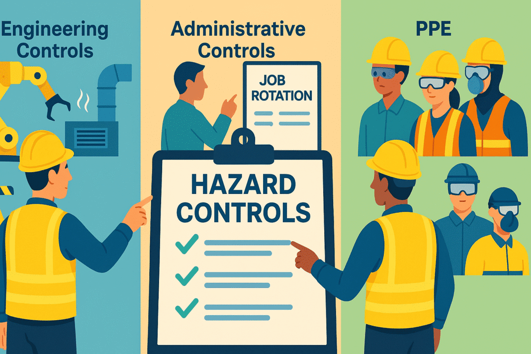 Engineering Controls vs Administrative Controls vs PPE - HSE STUDY GUIDE