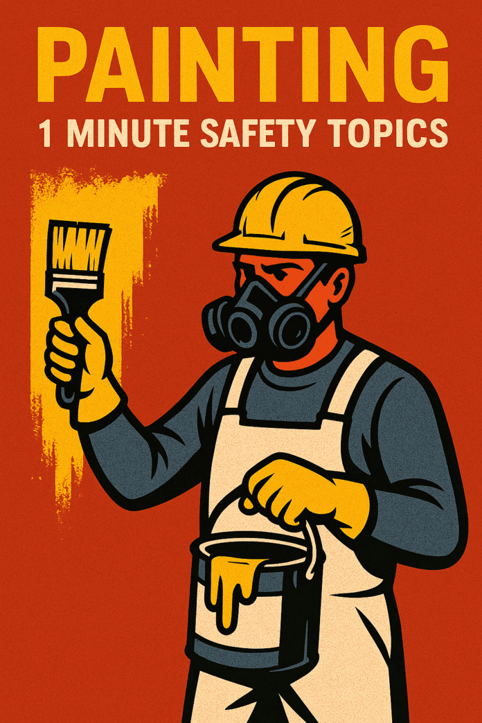 Painting 1 Minute Safety Topics - HSE STUDY GUIDE