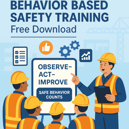Behavior Based Safety Training - Free Download