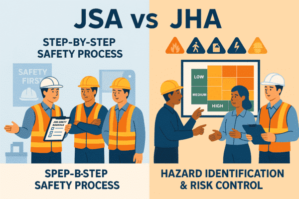 JSA vs JHA: Job Safety Analysis vs Job Hazard Analysis - HSE STUDY GUIDE
