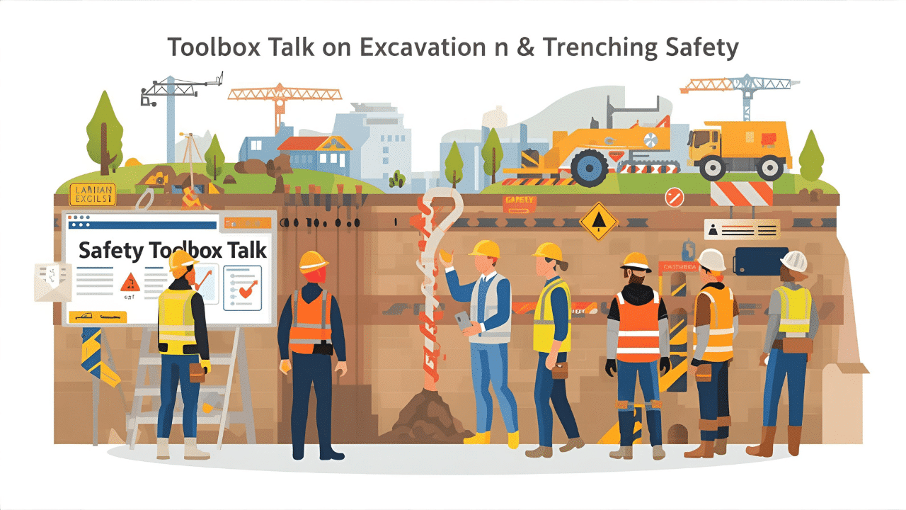 Toolbox Talk on Excavation and Trenching Safety - HSE STUDY GUIDE