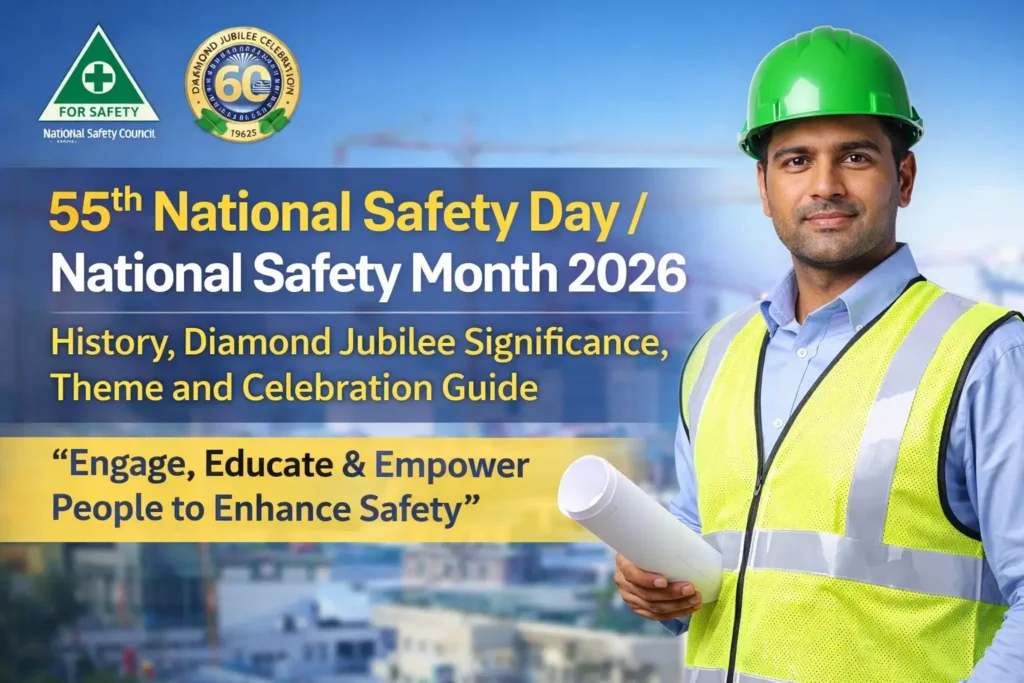 55th National Safety Day / National Safety Month 2026 - HSE STUDY GUIDE