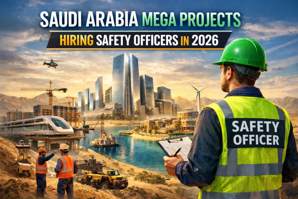 Saudi Arabia Mega Projects Hiring Safety Officers in 2026 - HSE STUDY GUIDE