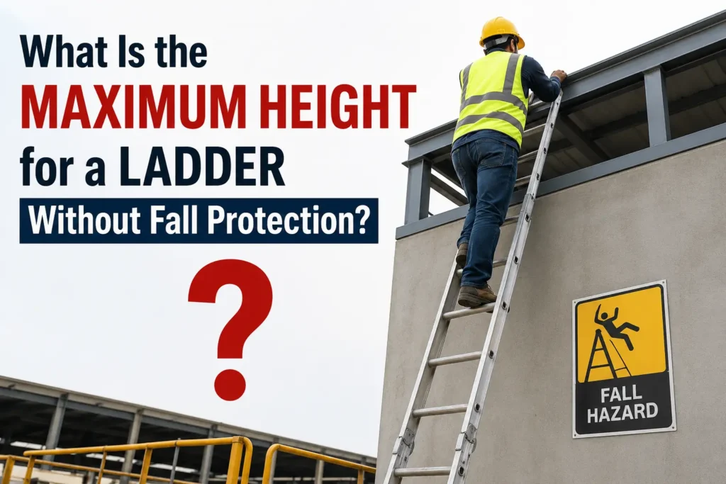 What Is the Maximum Height for a Ladder Without Fall Protection? - HSE ...