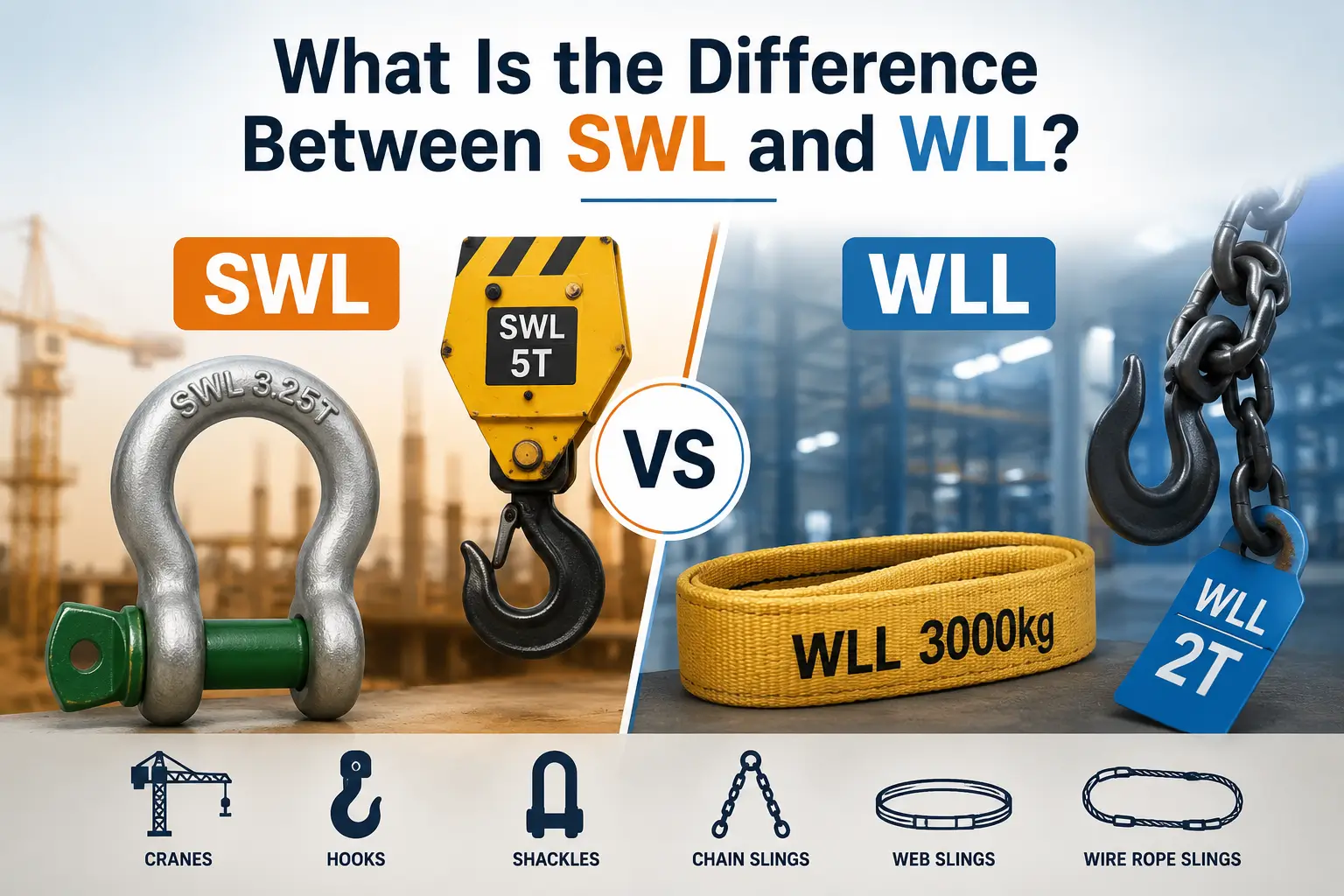 What Is the Difference Between SWL and WLL? - HSE STUDY GUIDE